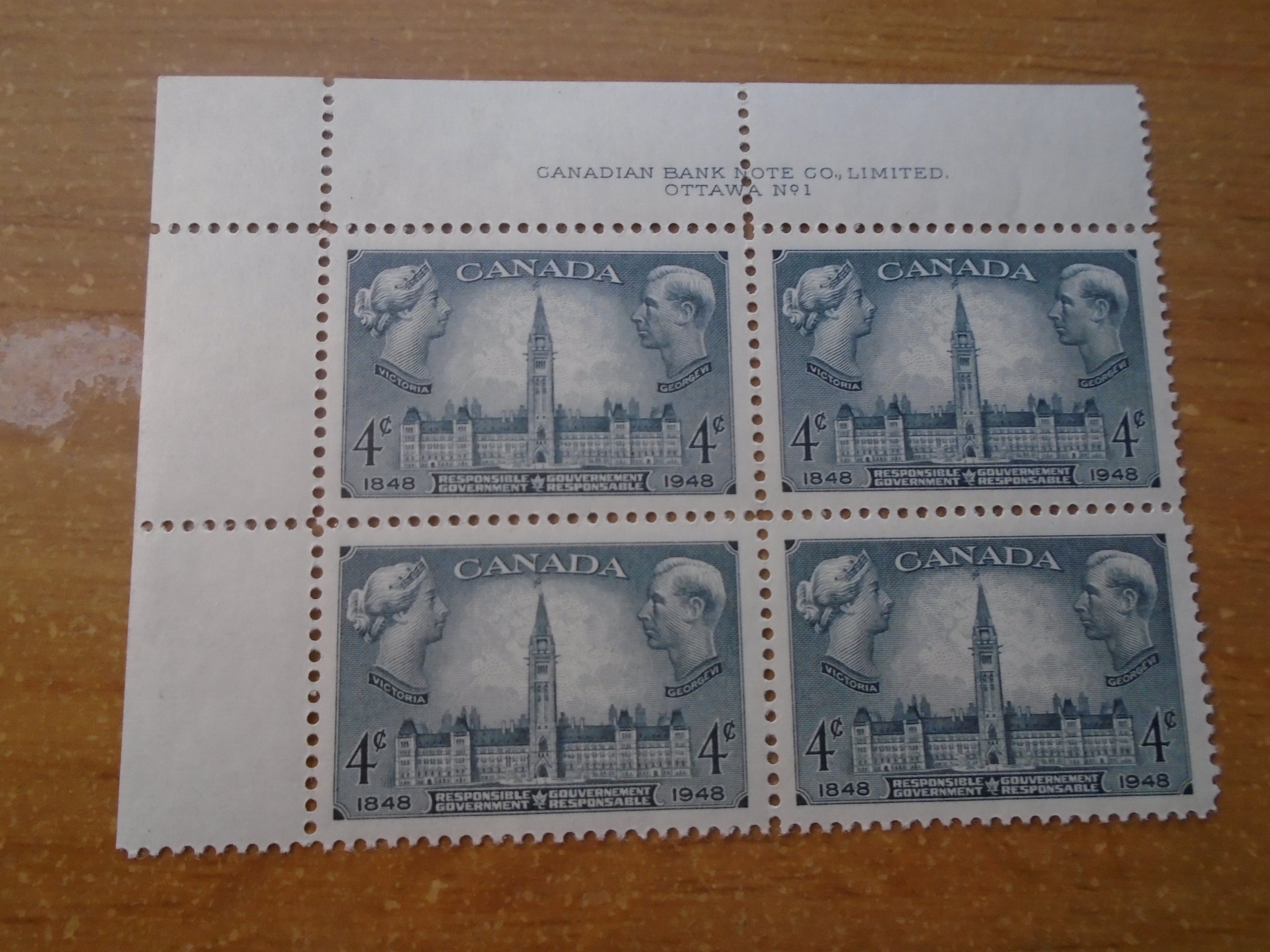 Canada # 277 UL # 1 Plate Block | Canada, General Issue Stamp / HipStamp