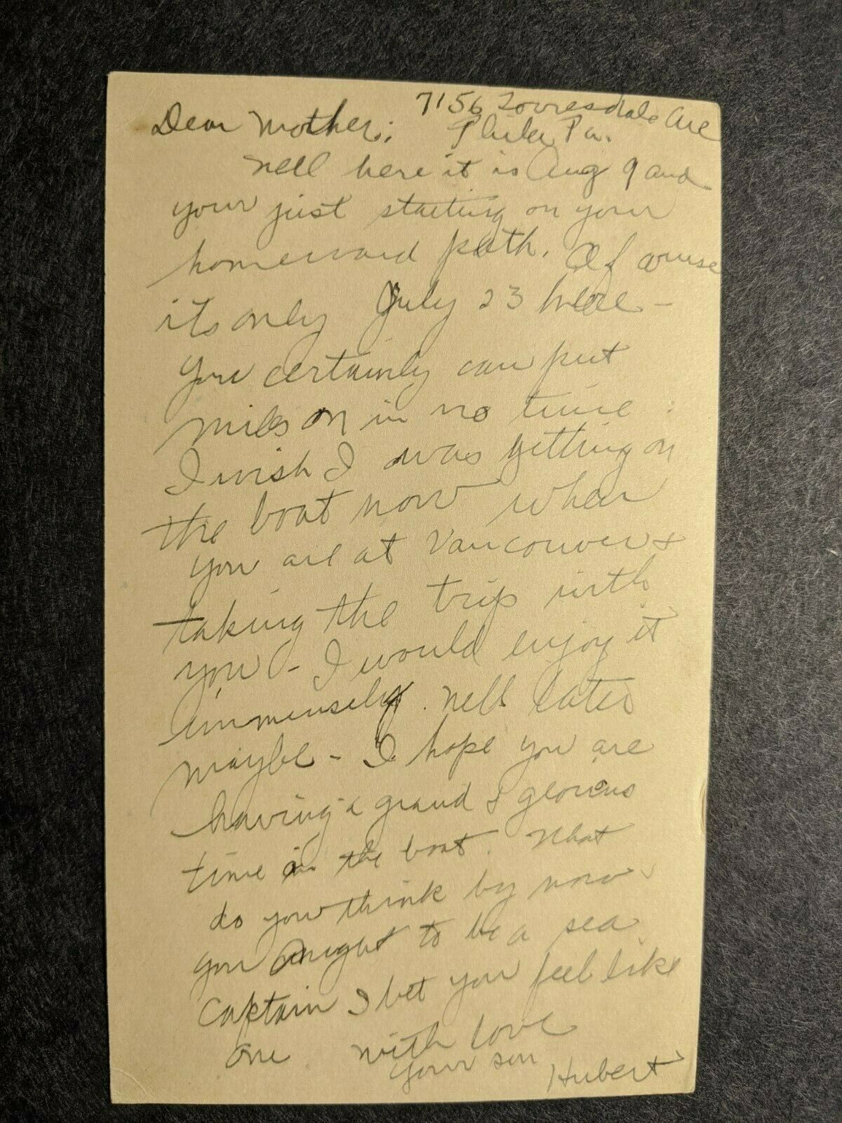 Ship SS PRINCE DAVID, CANADIAN NATIONAL Naval Cover 1936 HILO, HAWAII ...