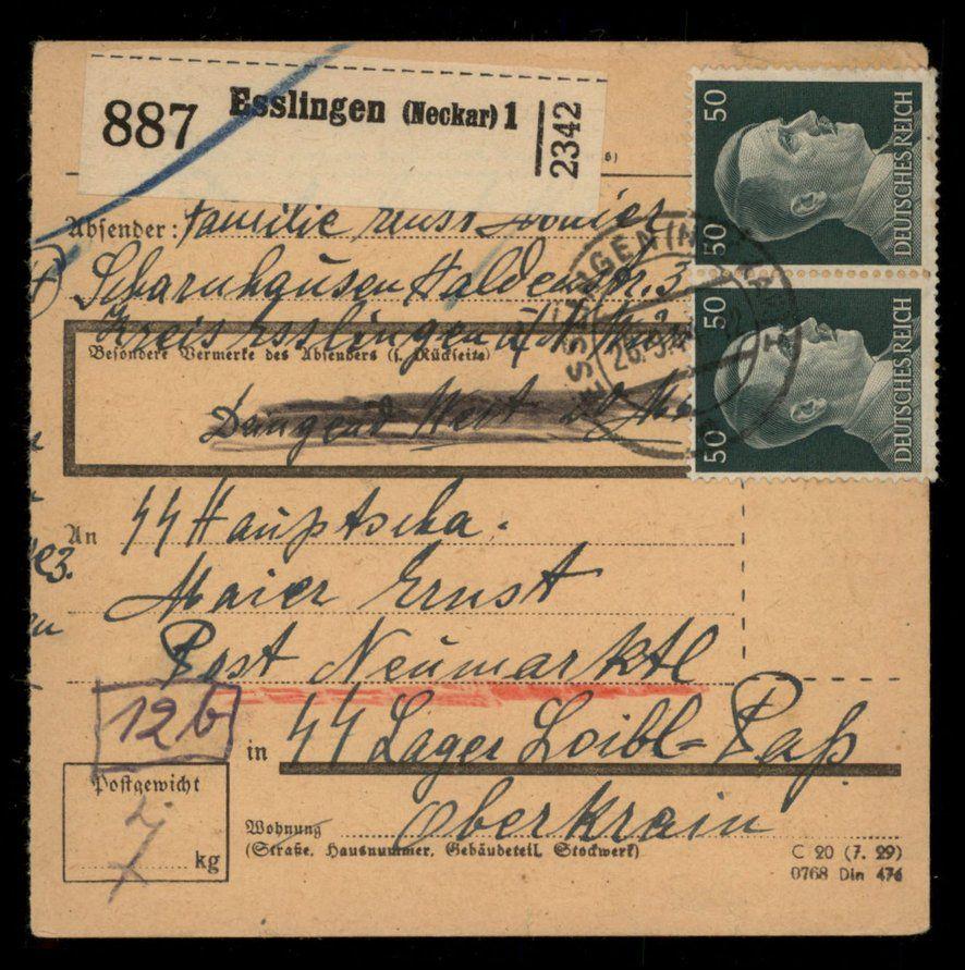 3rd Reich Germany 1944 SS Aussenlager Loibl Pass Mauthausen ...