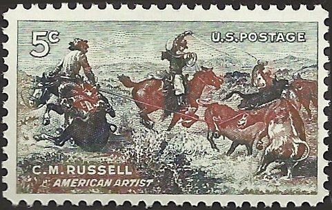 # 1243 Mint Never Hinged Charles M. Russell | United States, General ...
