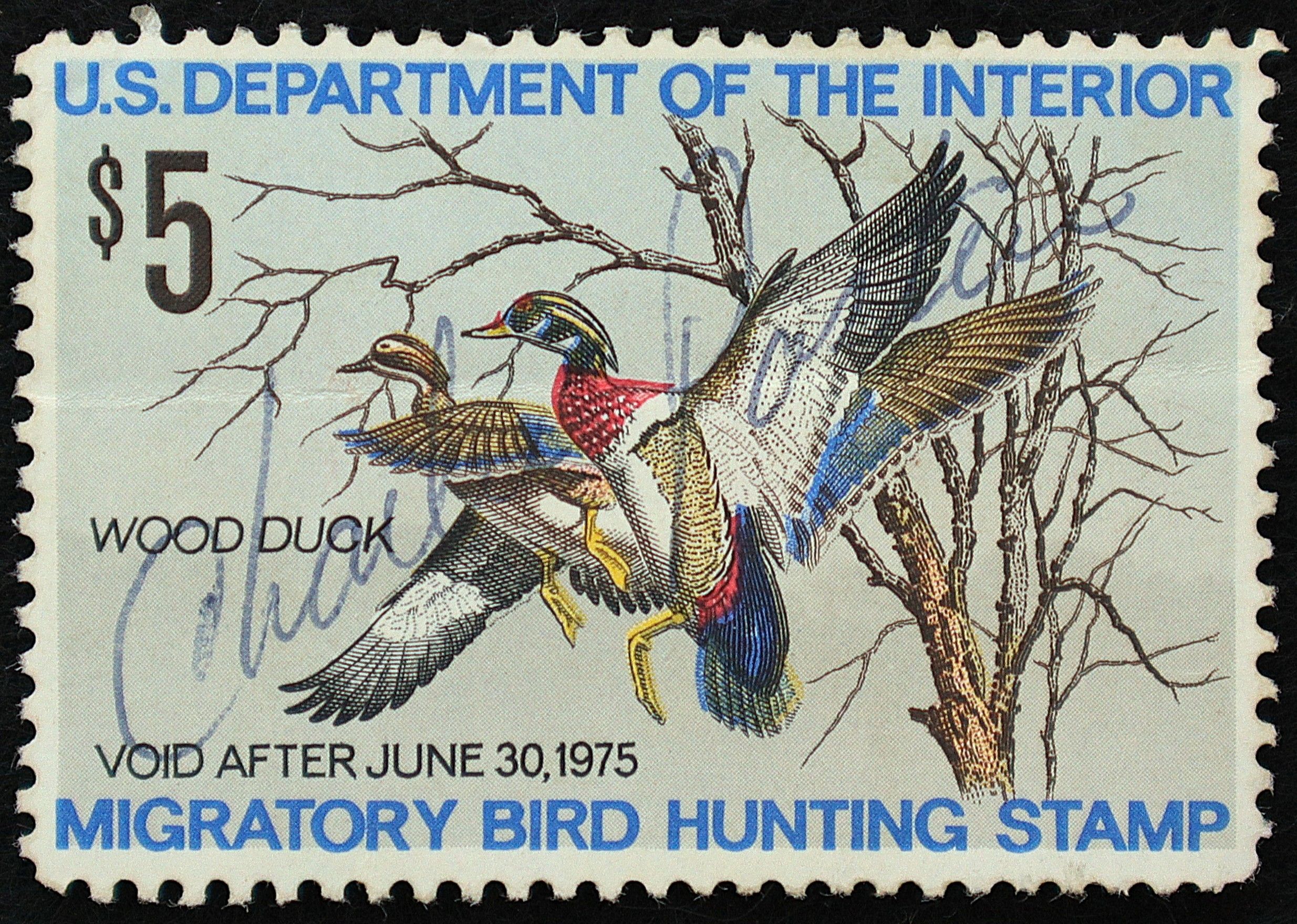 U.S. Used Stamp Scott #RW41 $5 Federal Duck Hunting. VF Appearing ...