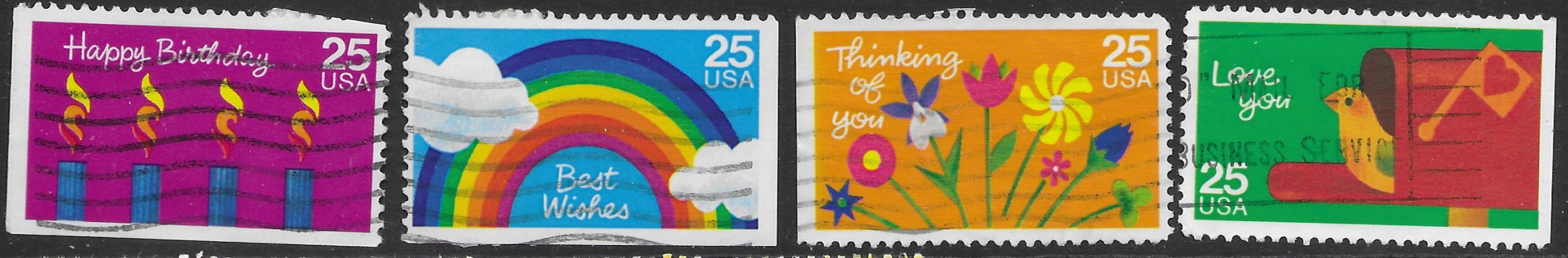 US #2395-98 used booklet set. Special Occasions. Nice. | United States ...