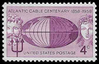 PCBstamps US #1112 4c Atlantic Cable Centenary, MNH, (7) | United ...