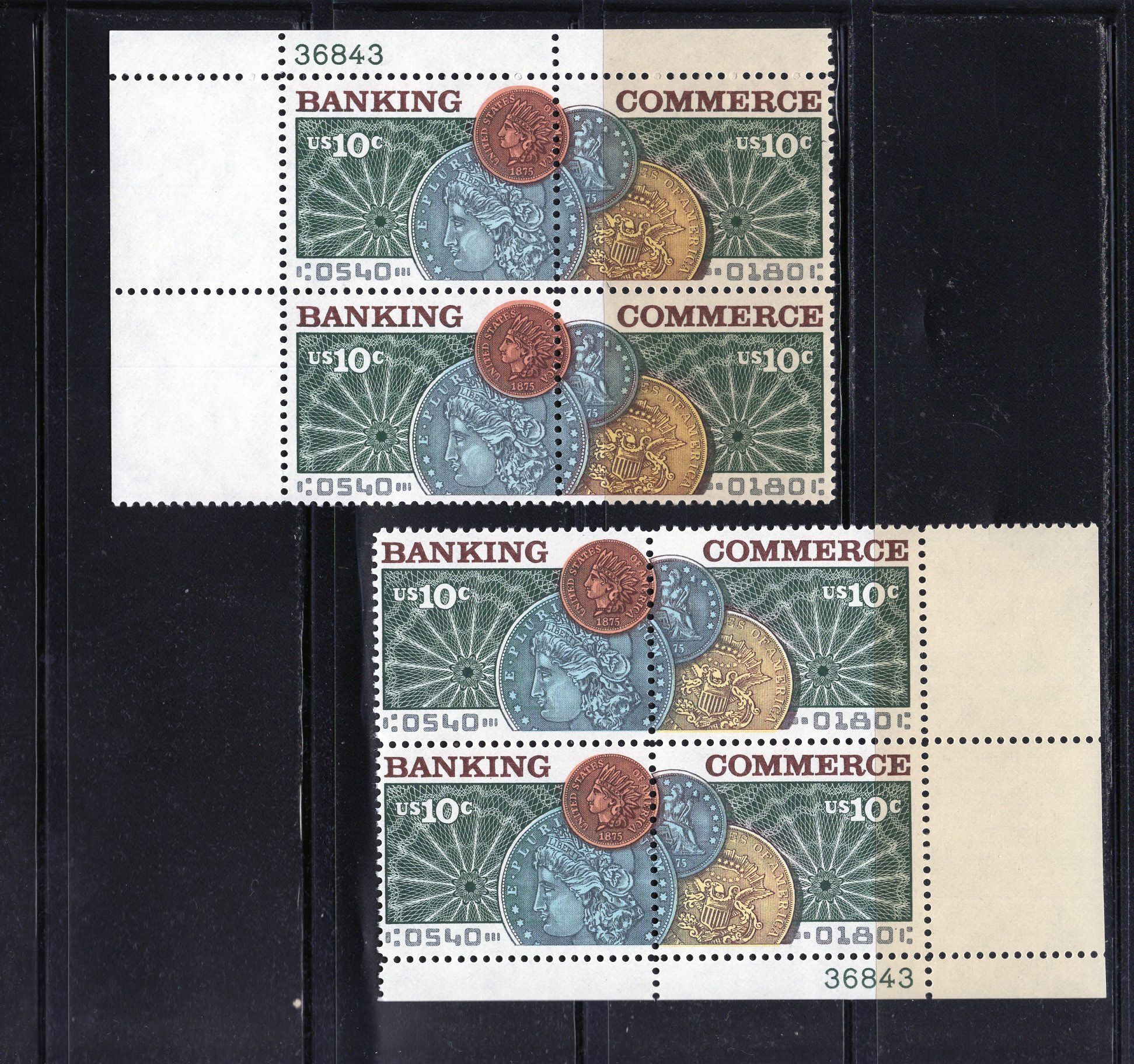 1577-1578 Banking & Commerce, MNH PB/4 set/2 (#36843) | United States ...