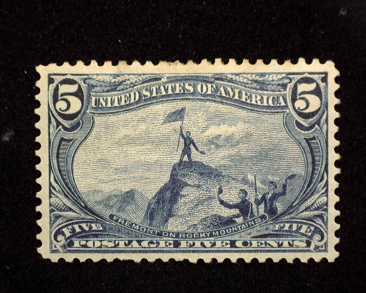 HS&C: Scott #288 5 cent Trans Mississippi Mint Vf/Xf H US Stamp ...