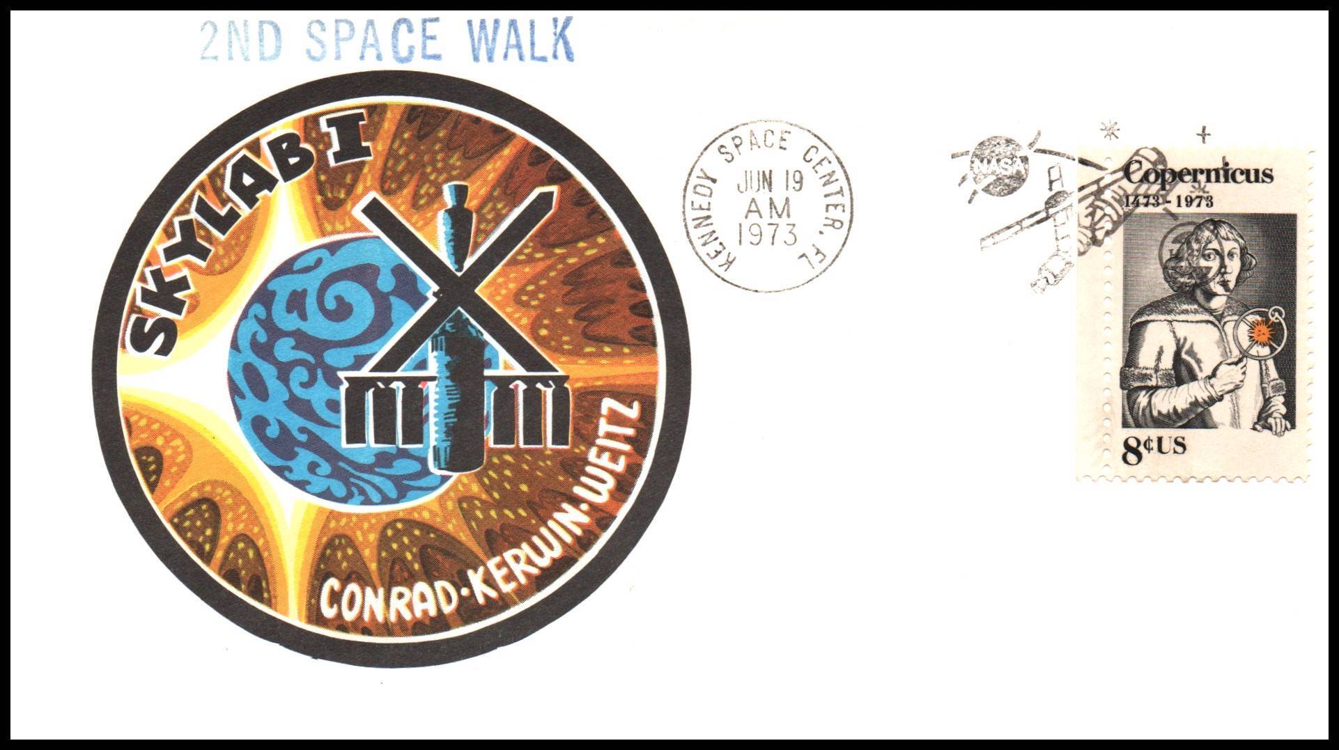 US Skylab I 2nd Space Walk Space Cover | United States, Stamp / HipStamp