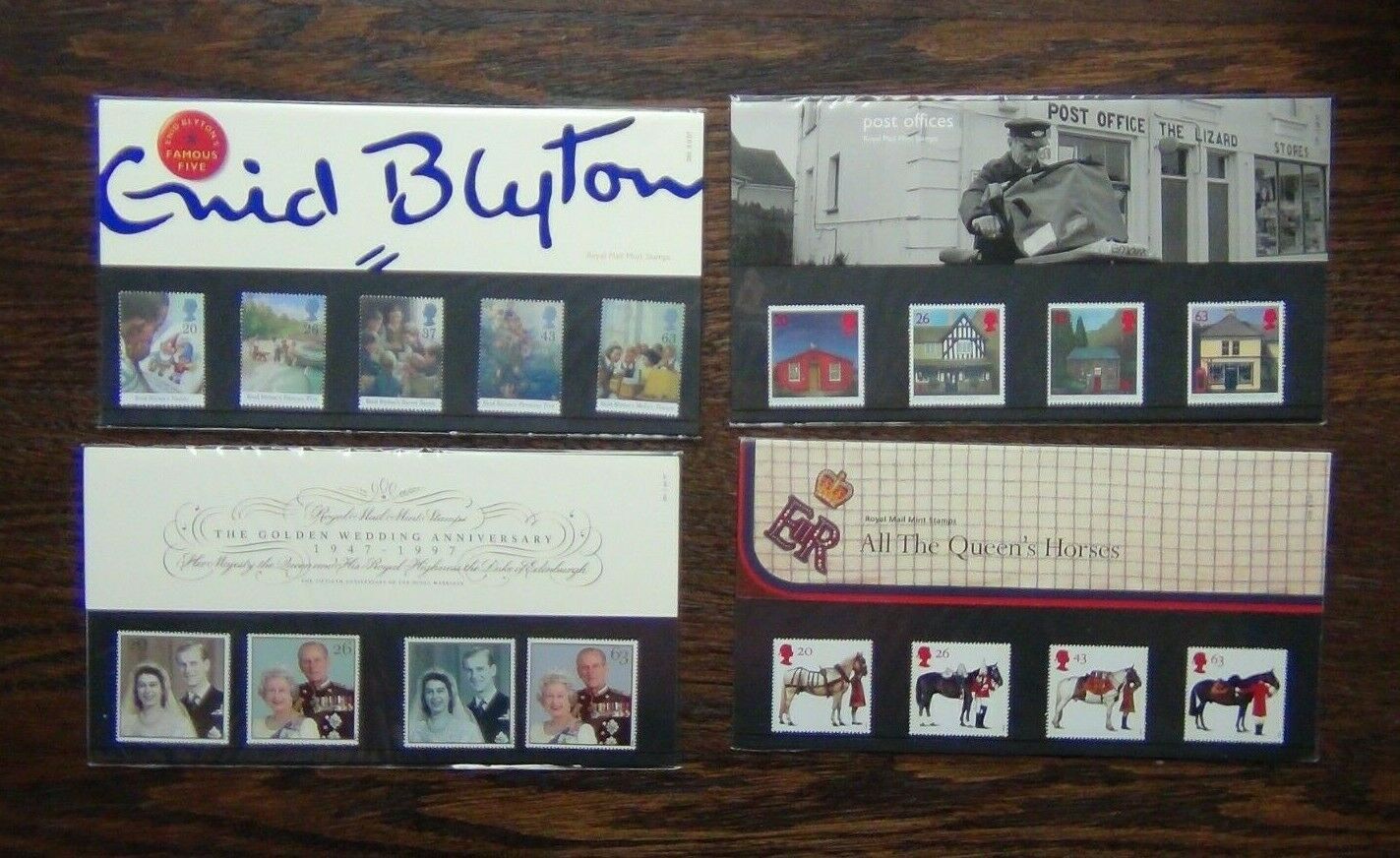 GB Presentation Packs 1997 Post Office Horses Enid Blyton Golden ...