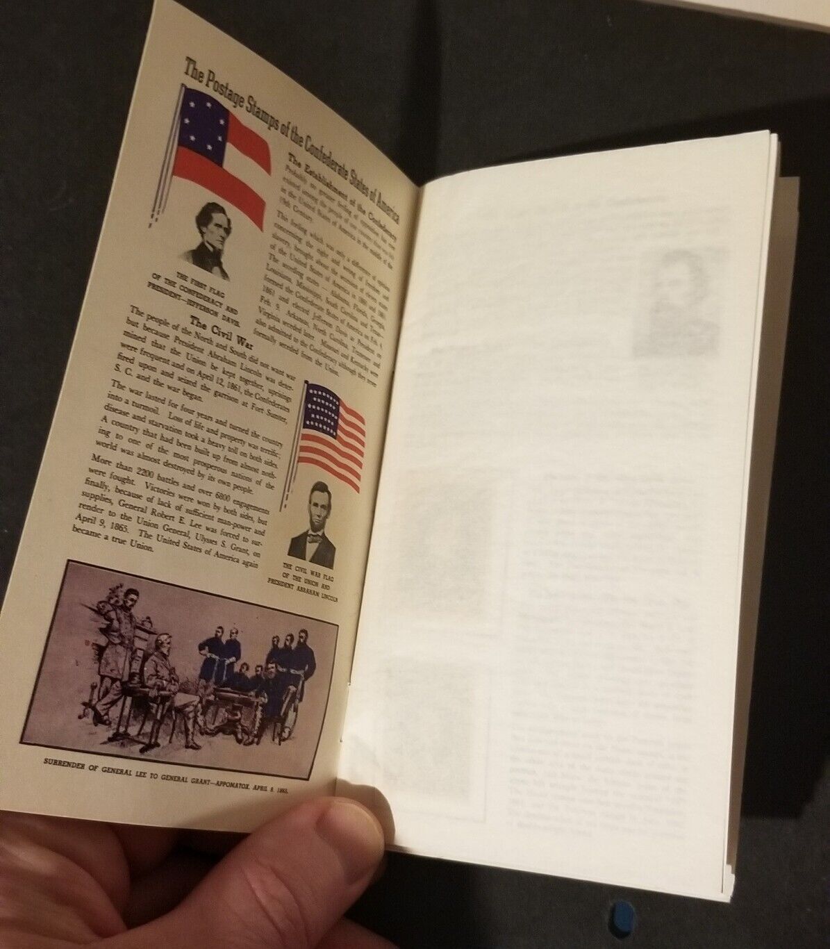 Tasco Confederate States Postage Stamps Booklet 14 Facsimile ...