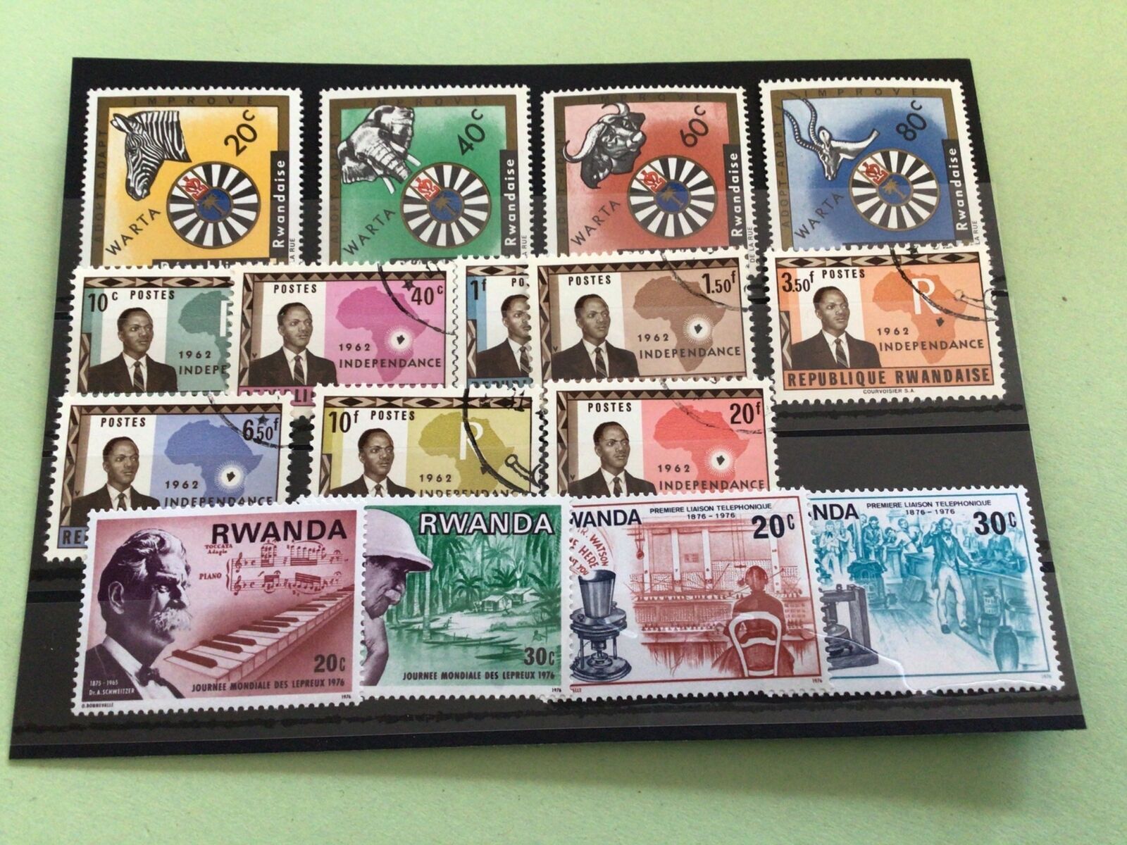 Rwanda Rwandaise mint never hinged and used stamps Ref 65703 | Africa ...