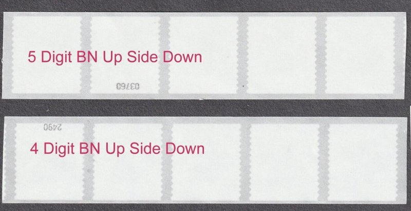 PNC5 4c Blueberries B1111US 5653 With 4 Digit and 5 Digit BN Lot (2)MNH ...