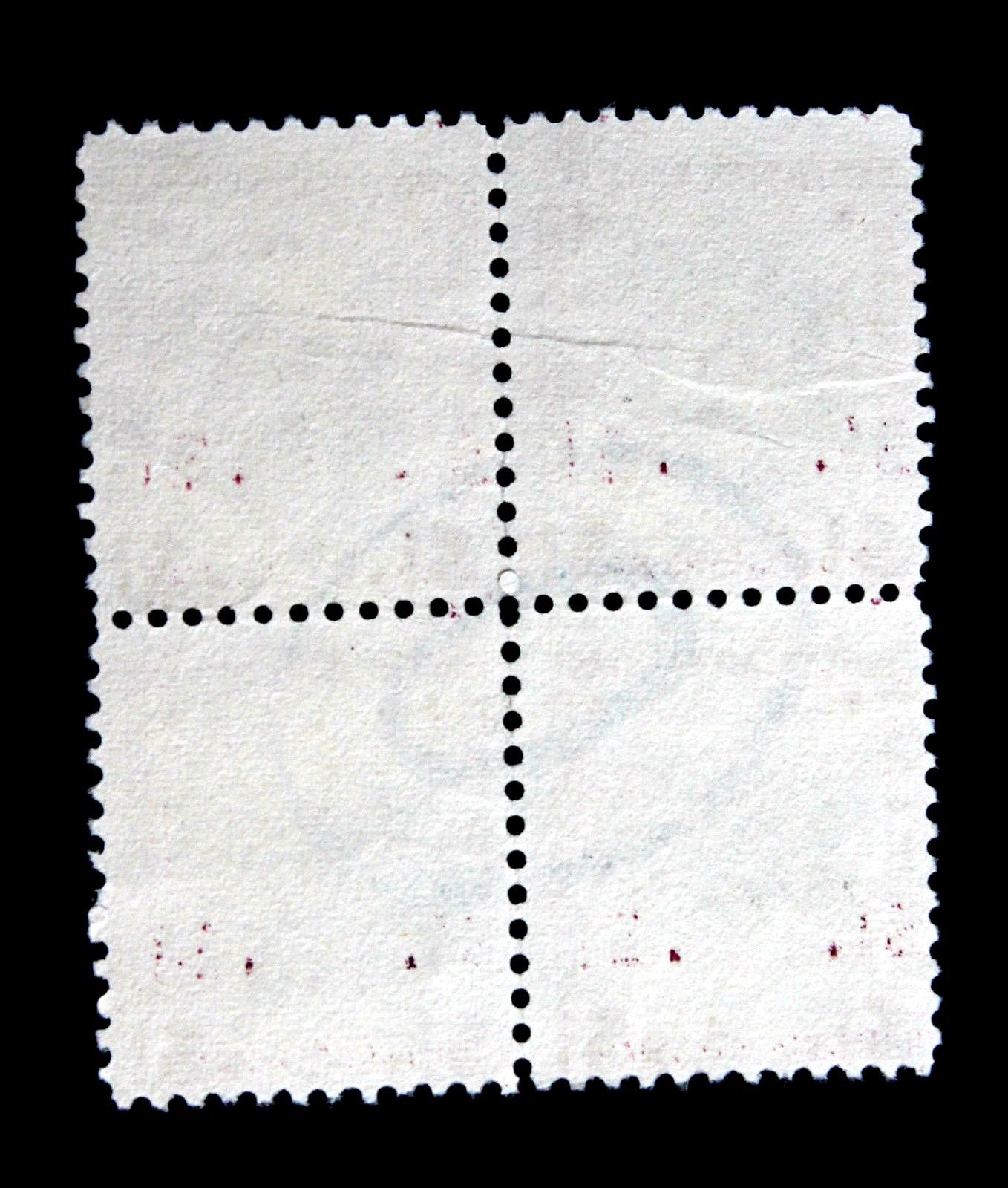 U.S. Stamps Sc# 832 Vignette Shift Block with Double Oval 1938 ...