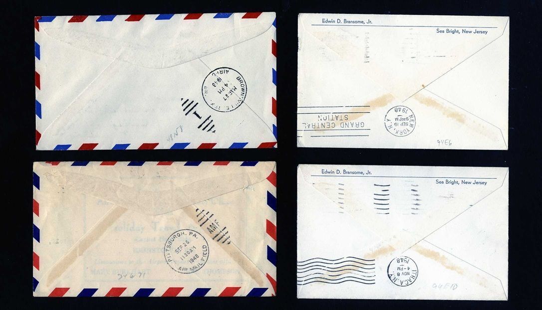 Lot of 16 different First Flight covers dated 1933 to 1948 | United ...