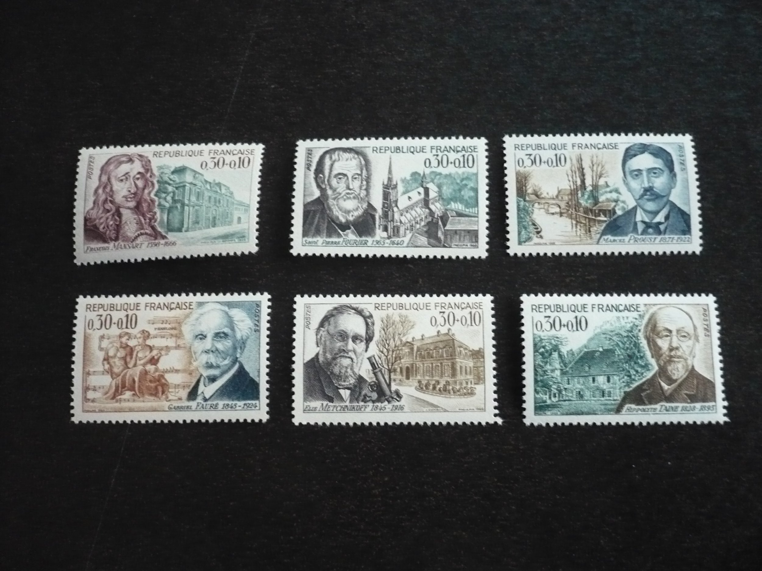Stamps - France - Scott# B394-B399 - Mint Hinged Set of 6 Stamps ...