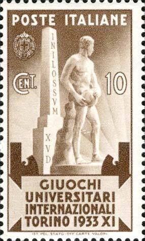 10 c. - Stele Mussolini e statua | Europe - Italy, General Issue Stamp ...