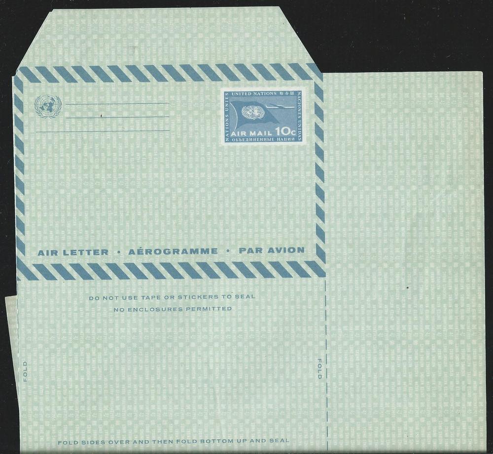 United Nations Scott UC4 Air letter sheet MNH | Worldwide - United ...
