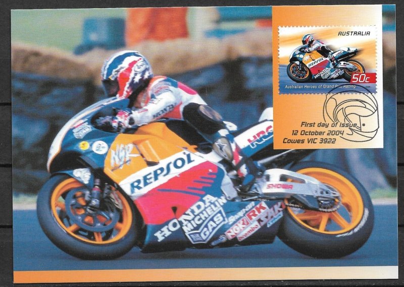 2004 Australia 2306 Motorcycle Grand Prix Racing Heroes: Mick Doohan ...