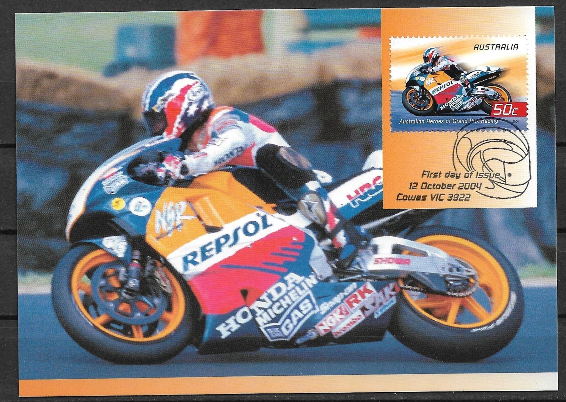 2004 Australia 2306 Motorcycle Grand Prix Racing Heroes: Mick Doohan ...