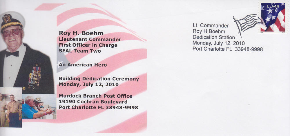 2010 LCDR Roy Boehm Dedication Post Office Pictorial | United States ...