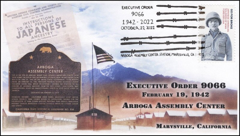 22-265, 2022 ,Arboga Assembly Center, Pictorial Postmark, Event Cover ...