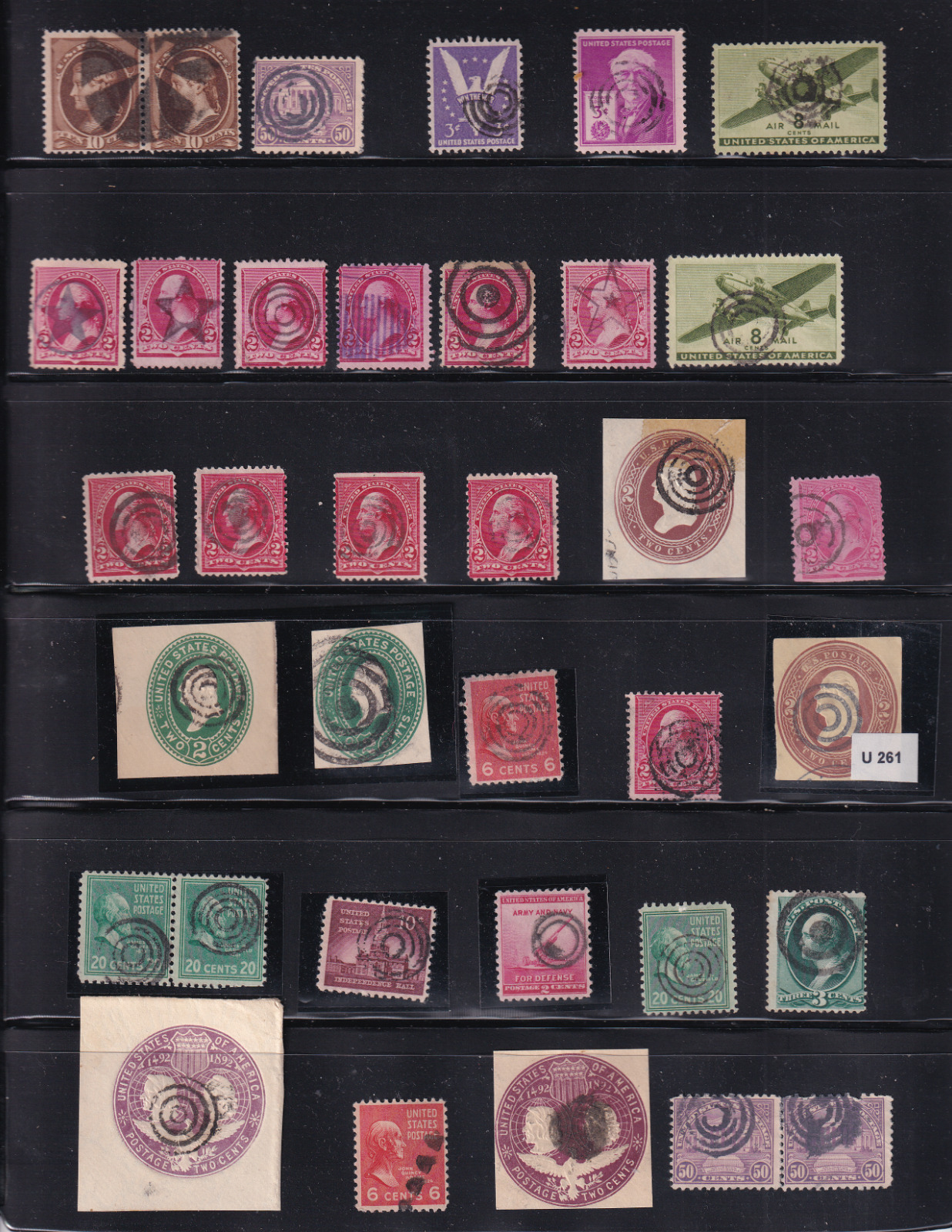 Small lot of U.S. Fancy Cancels (F31174) | United States, Stamp / HipStamp