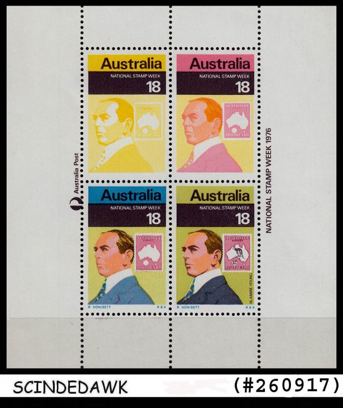 AUSTRALIA - 1976 NATIONAL STAMP WEEK - Miniature sheet MNH | Australia ...
