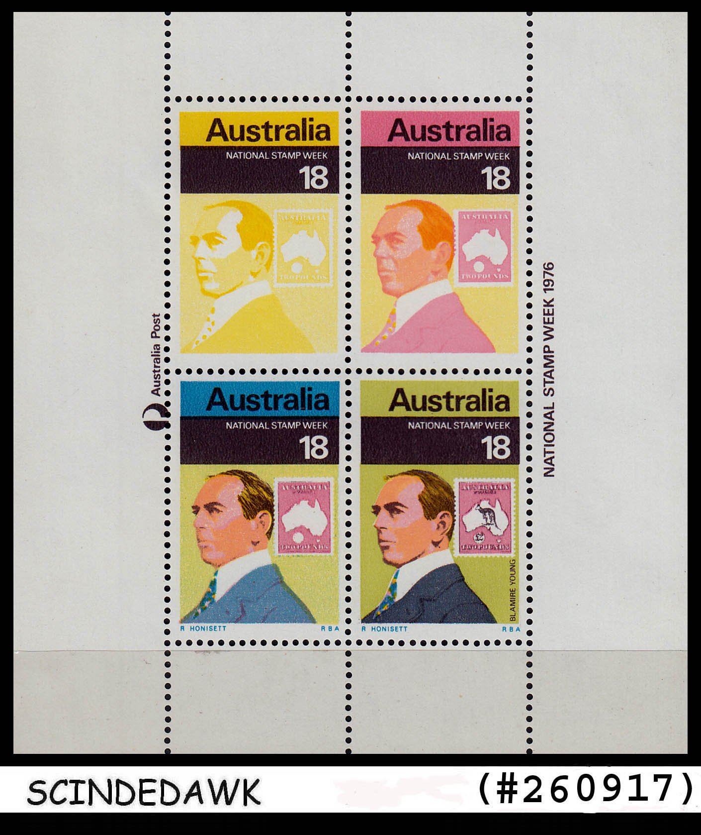 AUSTRALIA - 1976 NATIONAL STAMP WEEK - Miniature sheet MNH | Australia ...