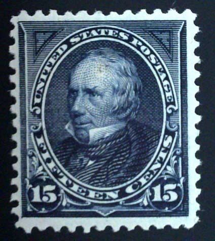 Scott#259 - VF - 15c Dark Blue - Clay - OG HR - 1894 | United States ...
