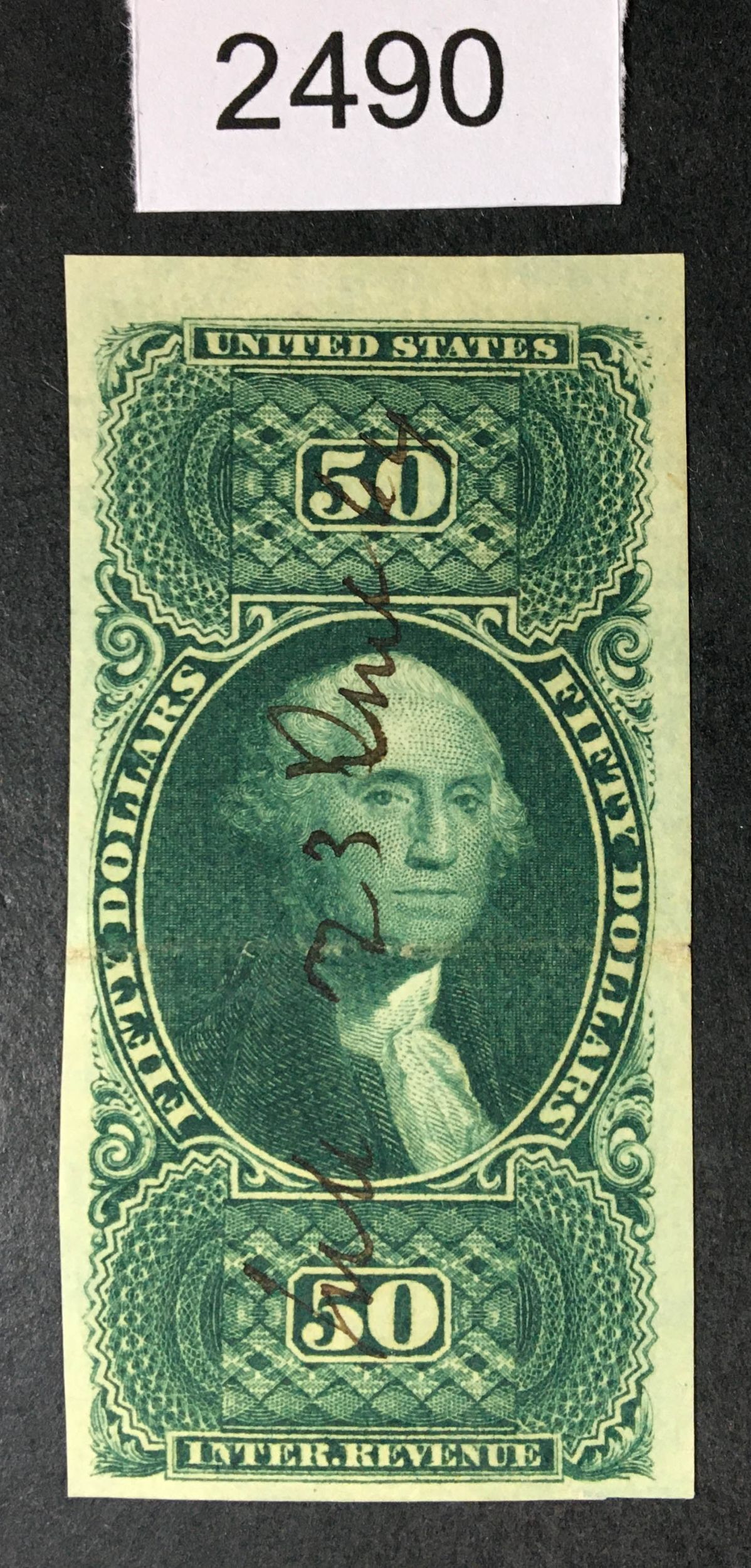 US Stamps # R101A Revenue Used CAT. $325 LOT #2490 | United States ...