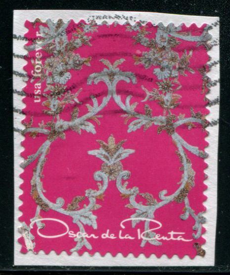 5173b US (49c) Oscar de la Renta SA, used on paper | United States ...