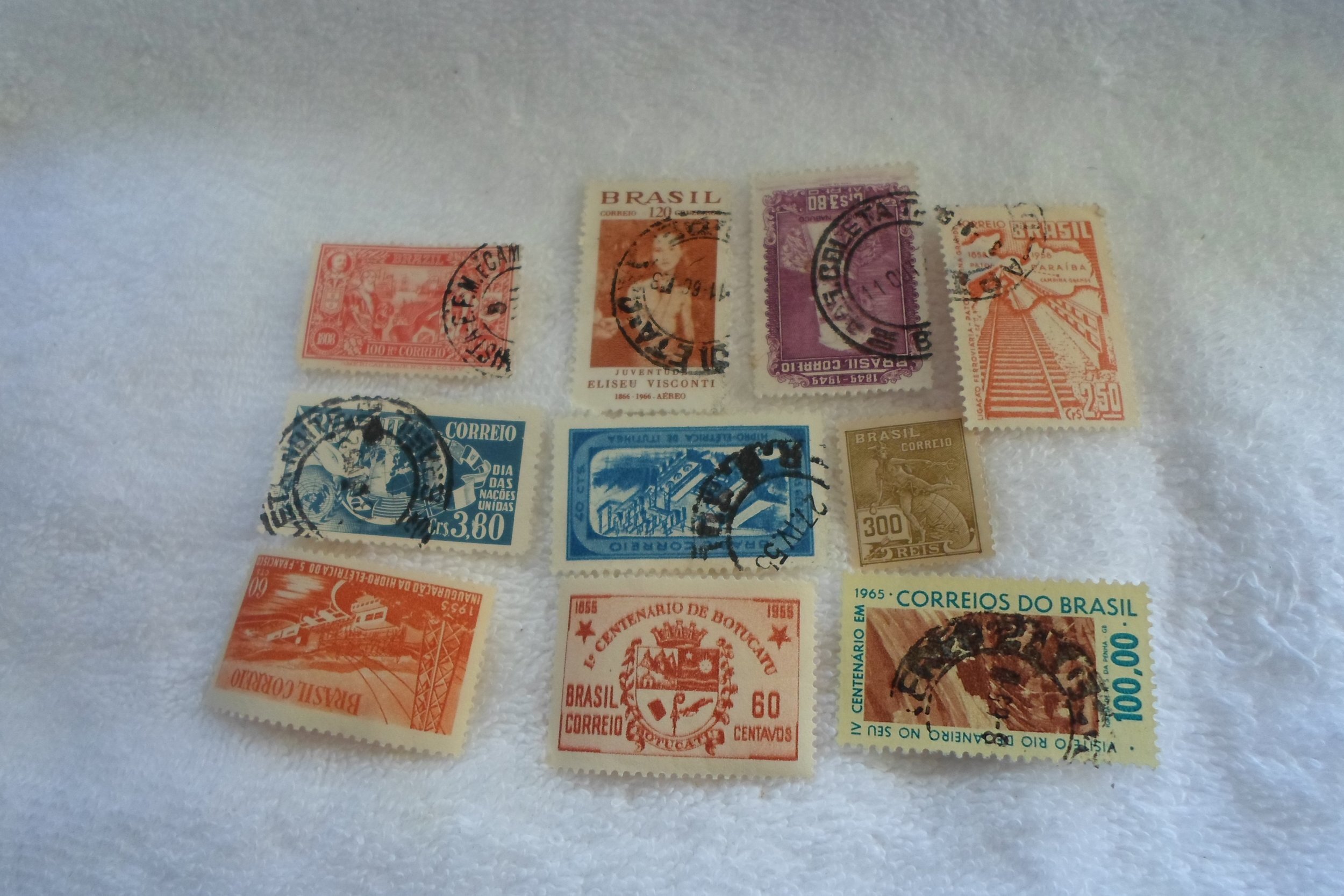 Stamps From the Country of Brasil ( 10 Stamps ) | Central & South ...