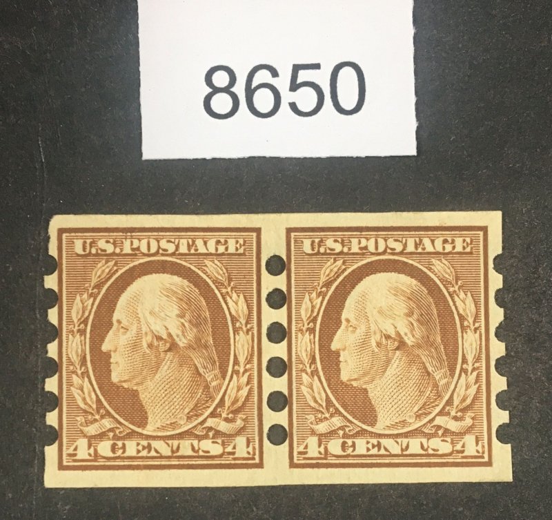 US Stamps # 346 Mint OG LH Pair Mailometer-I $150 LOT #C 8650 | United ...