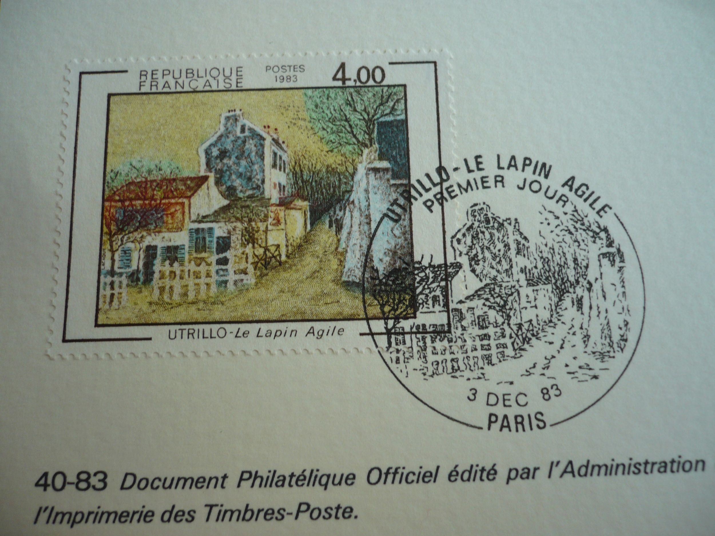 Stamps - France - Scott# 1869 - Used First Day Issue - History of the ...