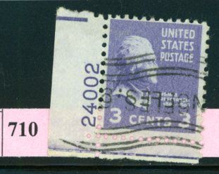 PKStamps - USA - 807 - Used - Plate Number Single #21-710 | United ...