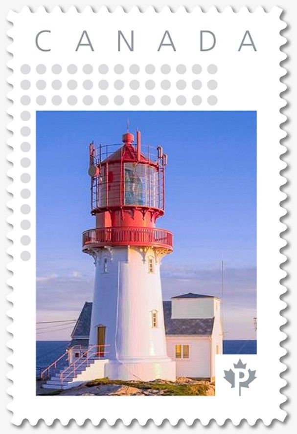 LIGHTHOUSE = red &white Picture Postage stamp Canada 2018 [p18-07s23 ...