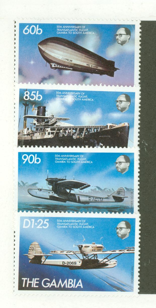 Gambia #529-532 Mint (NH) Single (Complete Set) | Africa - Gambia ...