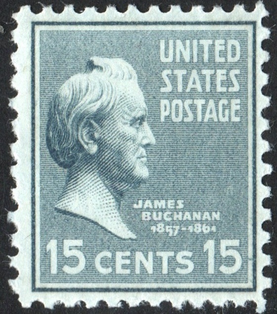 SC#820 15¢ James Buchanan (1938) MNH | United States, General Issue ...