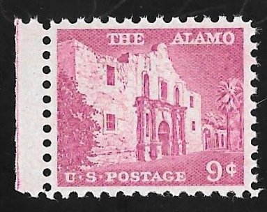 1043 9 cents The Alamo Stamp Mint OG NH EGRADED XF 94 XXF | United ...