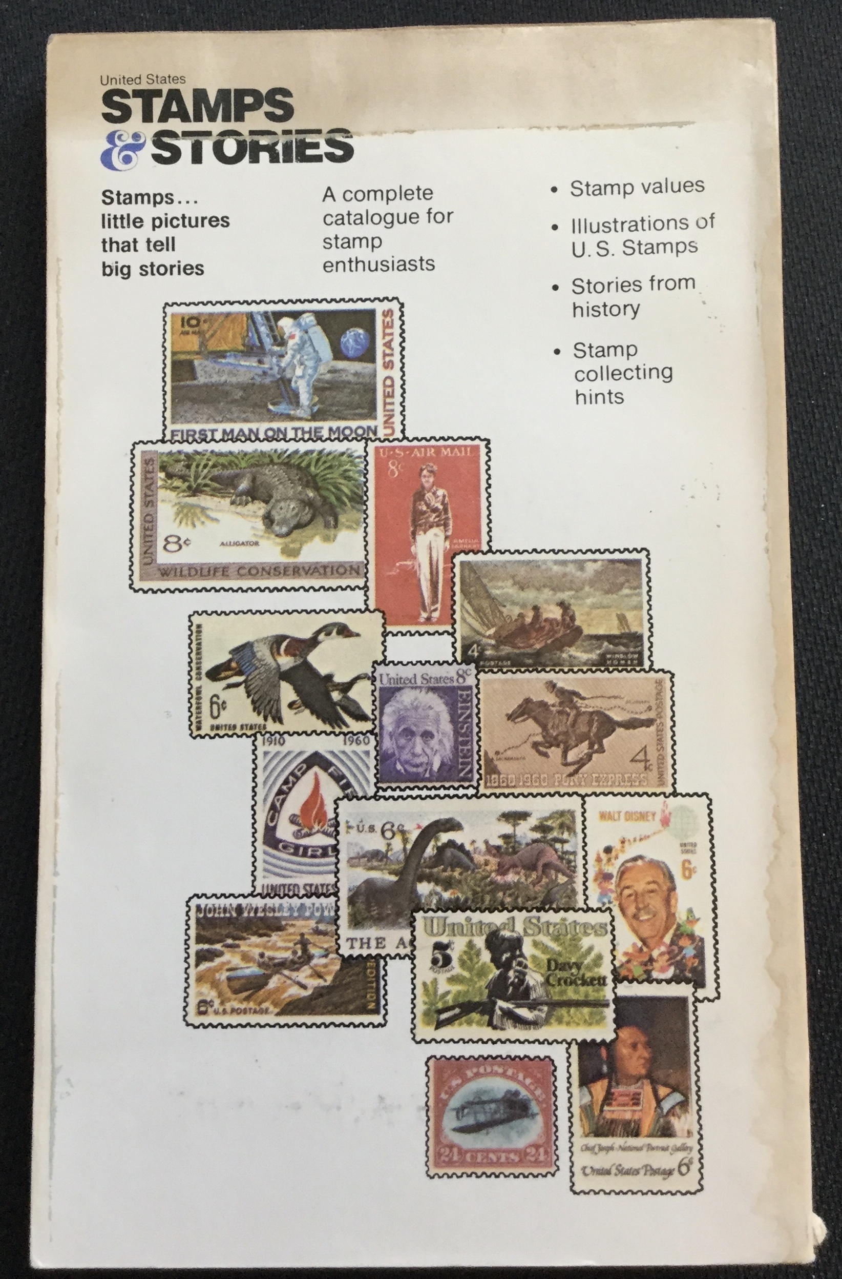 United States Stamps and Stories 1972 First Edition Toned Soft Cover ...