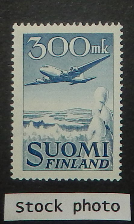 Finland C3. 1950 300m Blue Douglas DC-6, NH | Europe - Finland, Air ...