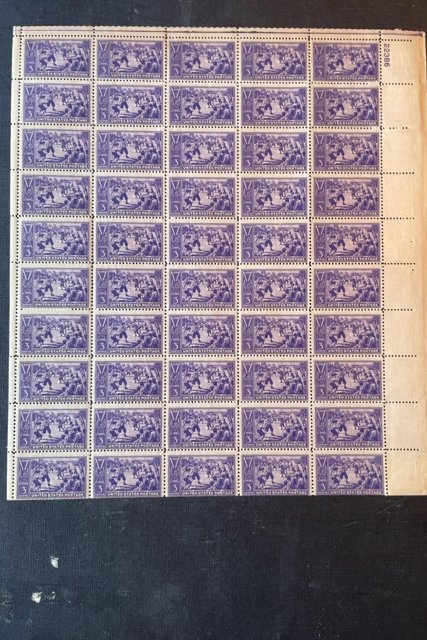 Scott# 855 sheet of 50 1939 100 Year Anniversary of Baseball | United ...