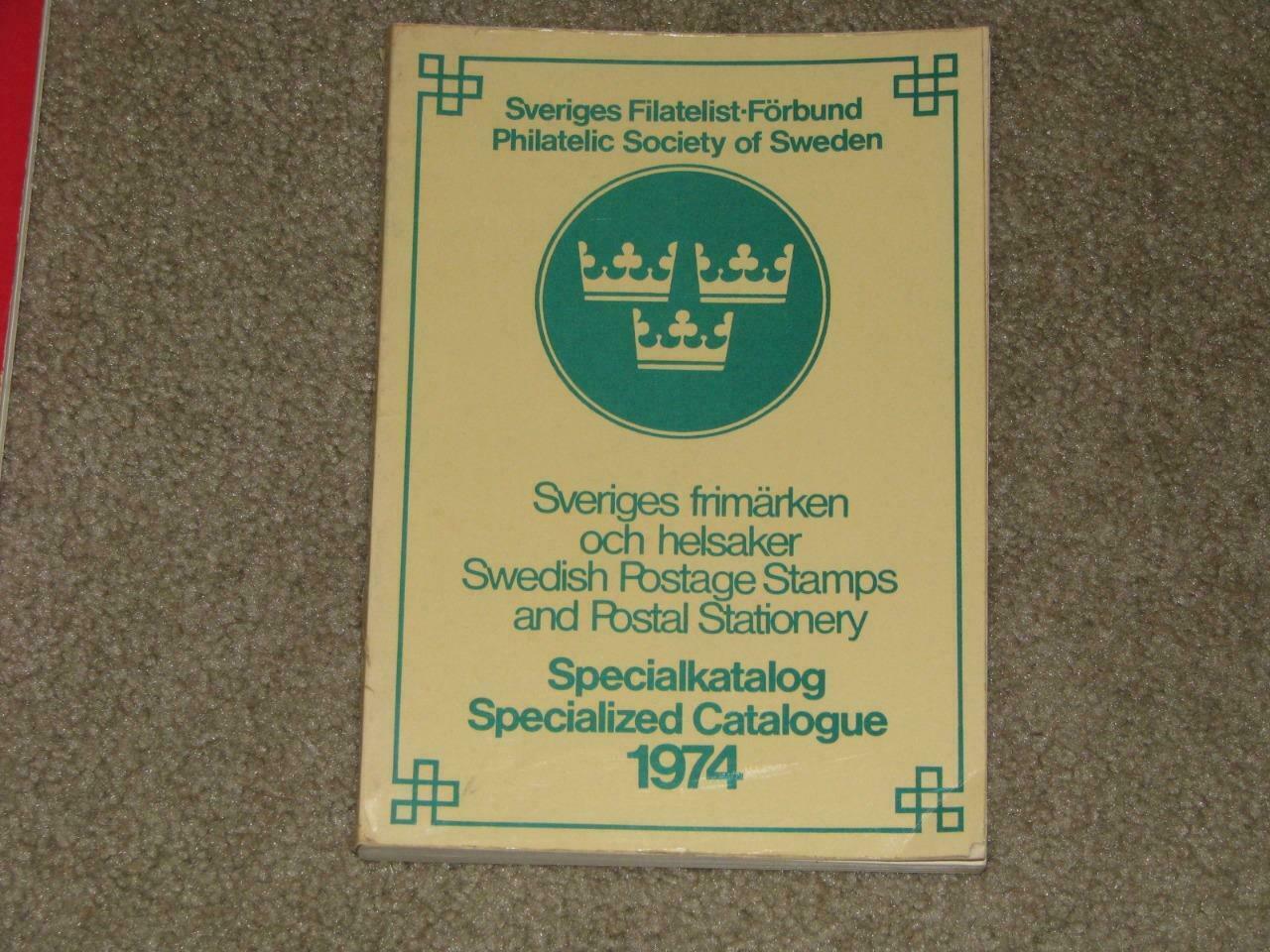 SWEDEN, SPECIALIZED CATALOG, 1974, STAMPS & POSTAL STATIONARY / HipStamp