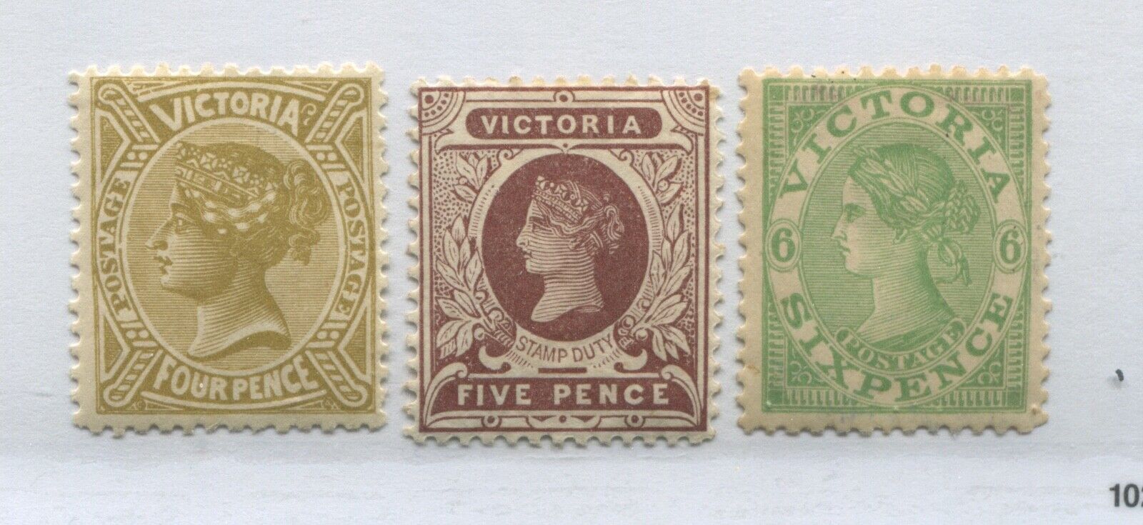 Victoria QV 1905 4d, 5d, and 6d mint o.g. hinged | Australia & Oceania ...