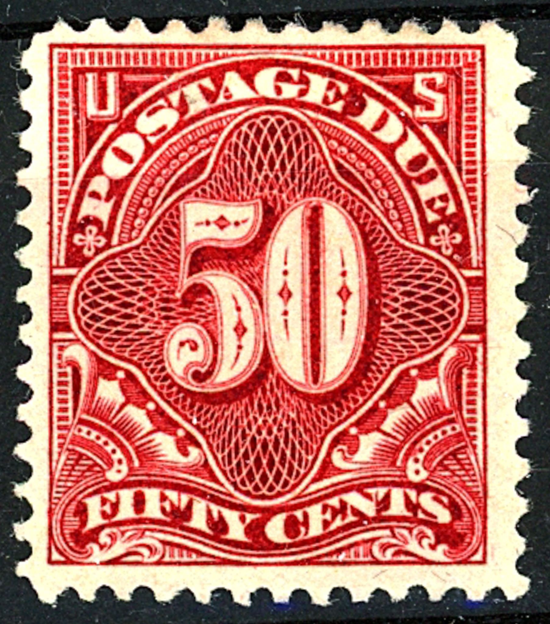 U.S. #J50 Mint With Cert OG HR | United States, Postage Due Stamp ...