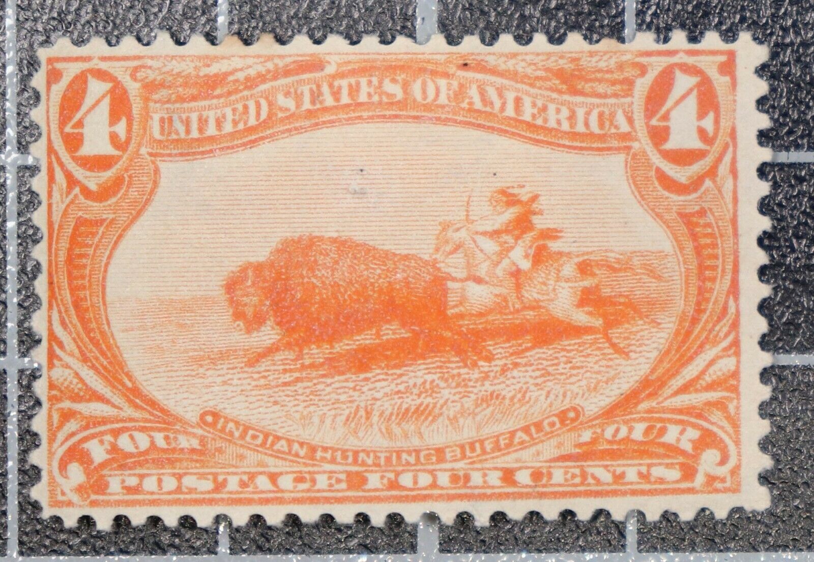 Scott 287 - 4 Cents Trans-Mississippi - OG MH - Nice Stamp - SCV - $110 ...