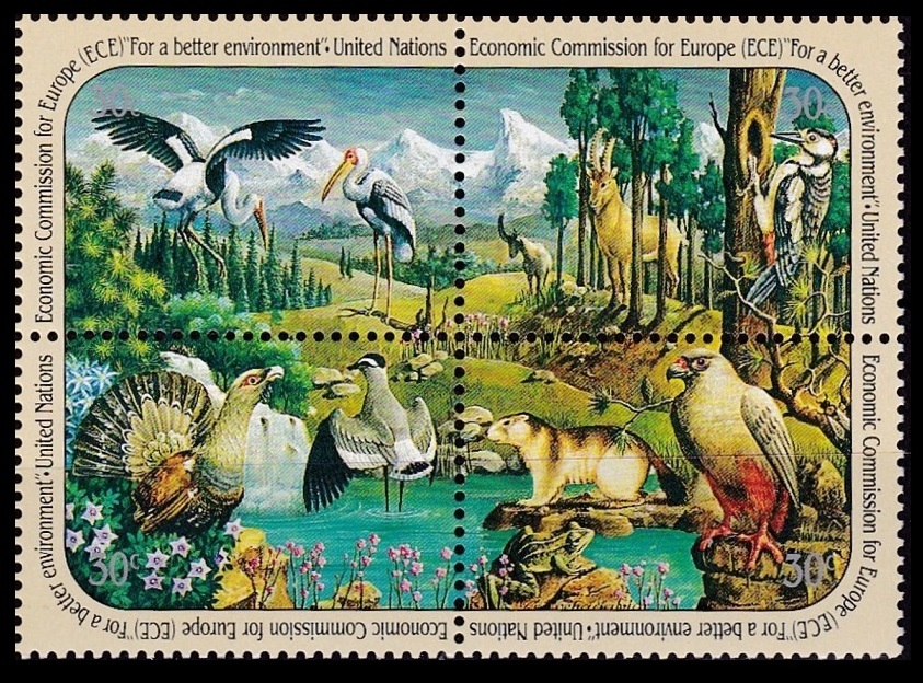 1991 UN New York 608-611VB For a better environment 4,50 € | Worldwide ...