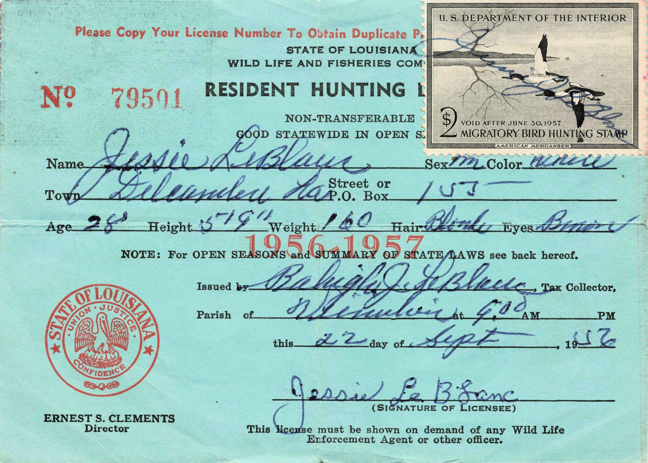 USA Rw23 Used on Full License | United States, Duck Stamps - Federal ...