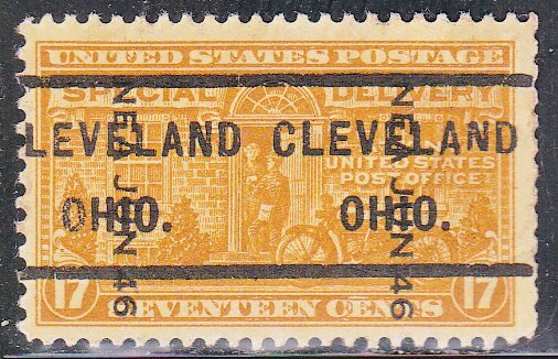 Precancel - Cleveland, OH PSS 232 Dated PD-2 - Special Delievery Town ...