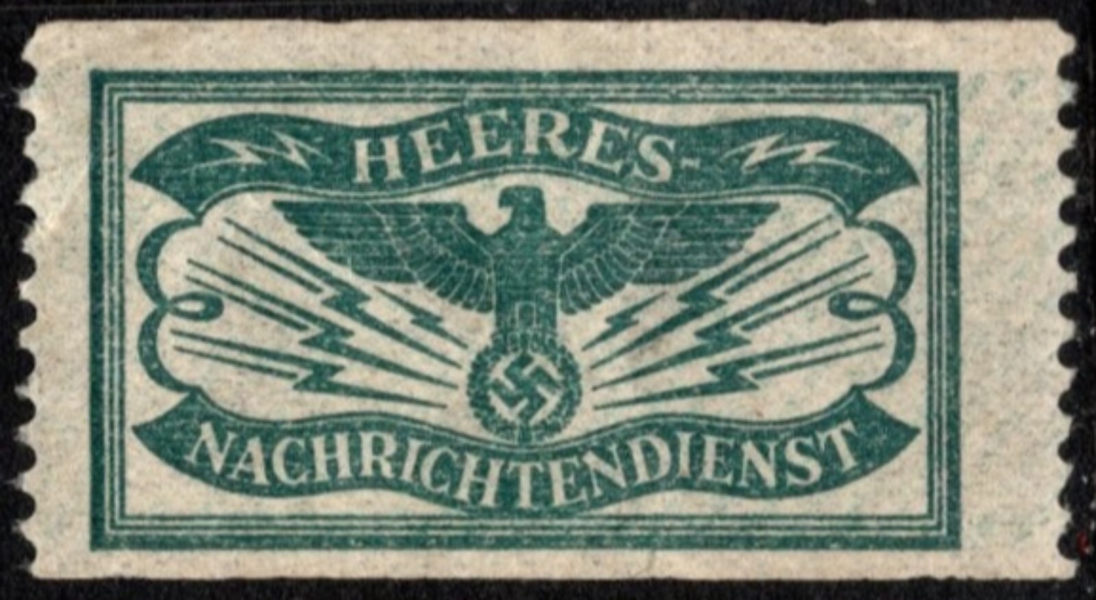 Vintage Nazi Germany Military Identification Label Army Intelligence ...
