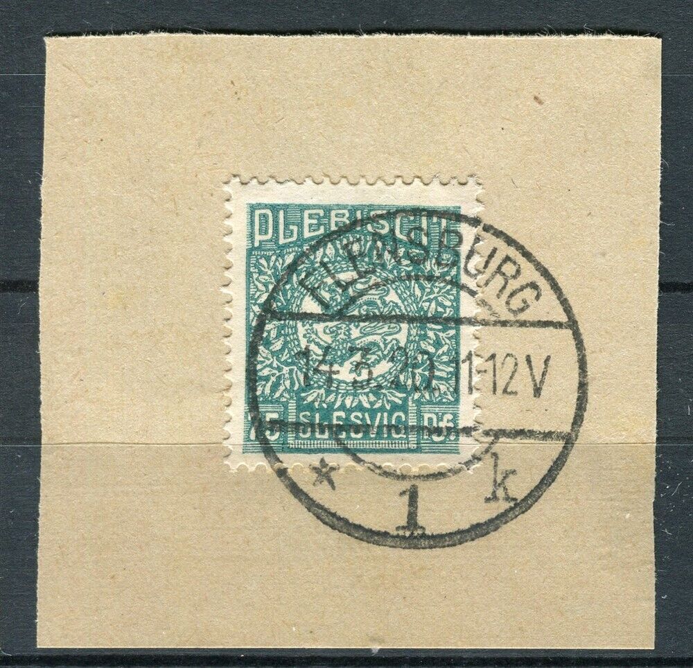 GERMANY; 1920 SILESIA issue fine used FLENSBURG POSTMARK PIECE | Europe - Germany & Colonies ...