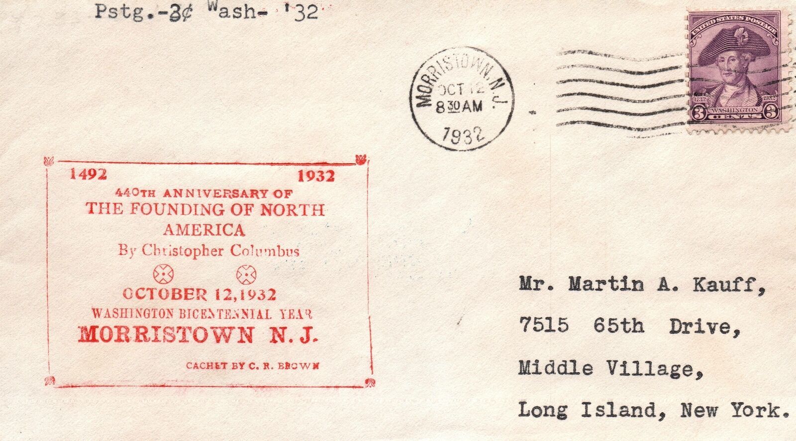 440th Anniversary of the Founding of North America by Christopher ...